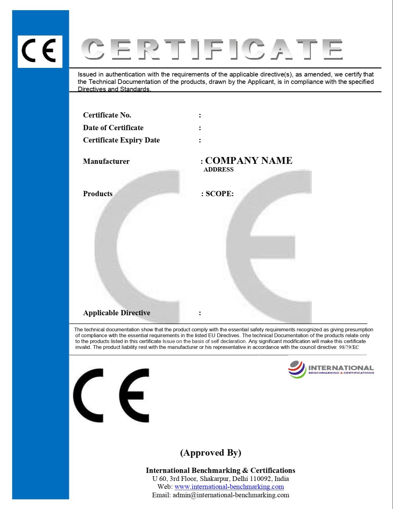 Certificado de Conformidad CE: Garantía de Seguridad | IMD-Ingeniería